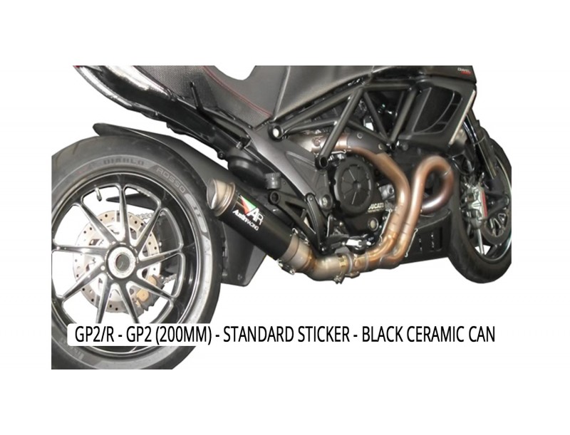 DUCATI DIAVEL GP2 SLIP-ON EXHAUSTS